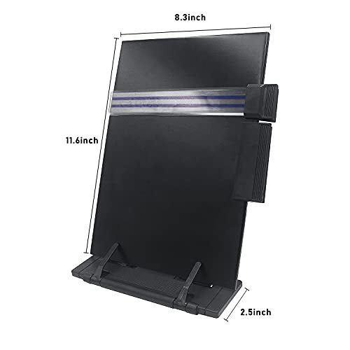 Desktop Document Book Holder with 7 Adjustable Positions Paper Holder ...