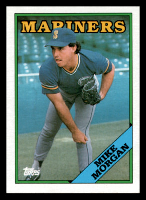 1988 Topps #32 Mike Morgan Pitcher Seattle Mariners FREE shipping | eBay