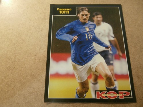FRANCESCO TOTTI (ITALIA), RARE FOOTBALL ROOKIE CARD KOP FOOTBALL (JT29 ...