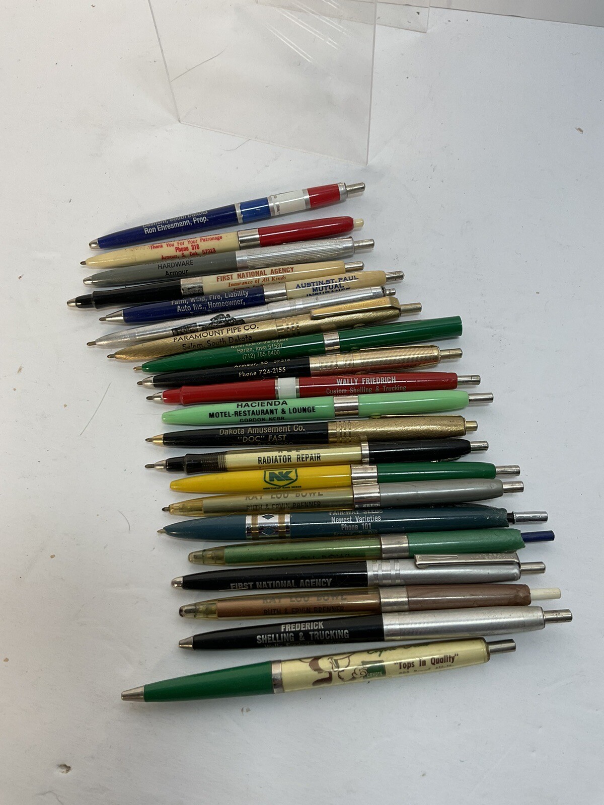 Lot of Vintage Advertising Ink Pens South Dakota Farming | eBay