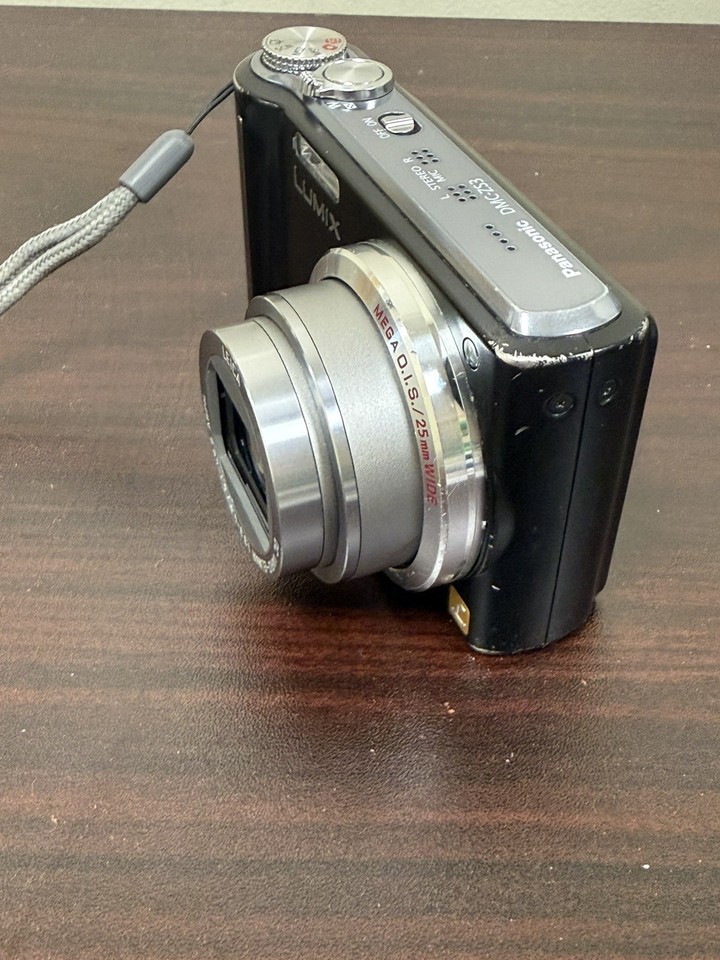PANASONIC Lumix DMC-ZS3 *Black* Digital Camera w/ OEBattery “Tested ...