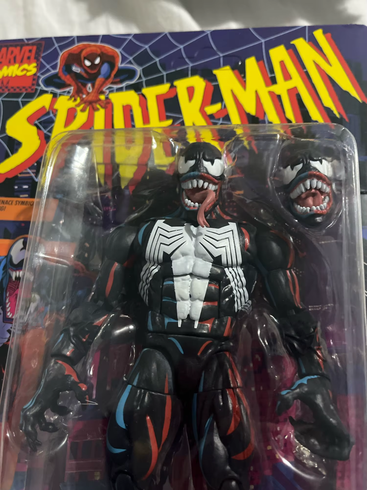 Marvel Legends Retro Series Cell Shaded Spider-Man Action Figure ...
