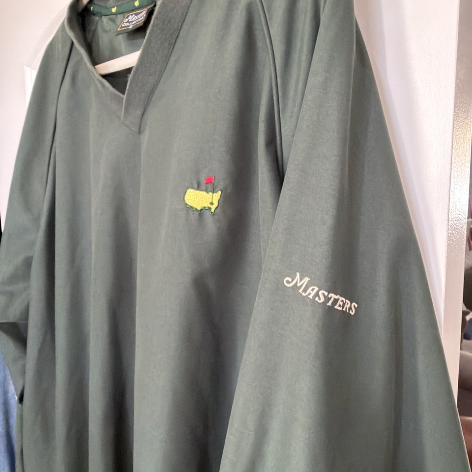 Masters Collection Golf Pullover Windbreaker Jacket Mens XL Embroidered ...