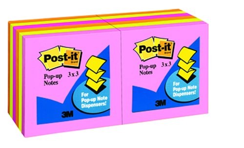Post-it Pop-up Notes In Neon Colors - Pop-up, Self-adhesive ...