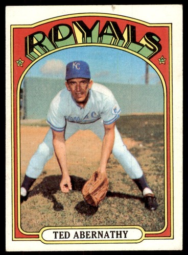 1972 TOPPS TED ABERNATHY KANSAS CITY ROYALS #519 | eBay