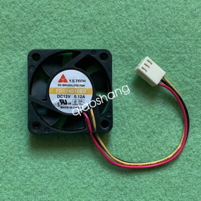YS.TECH FD124010EB DC12V 0.12A 40*40*10MM 3 wire axial flow 4CM cooling ...