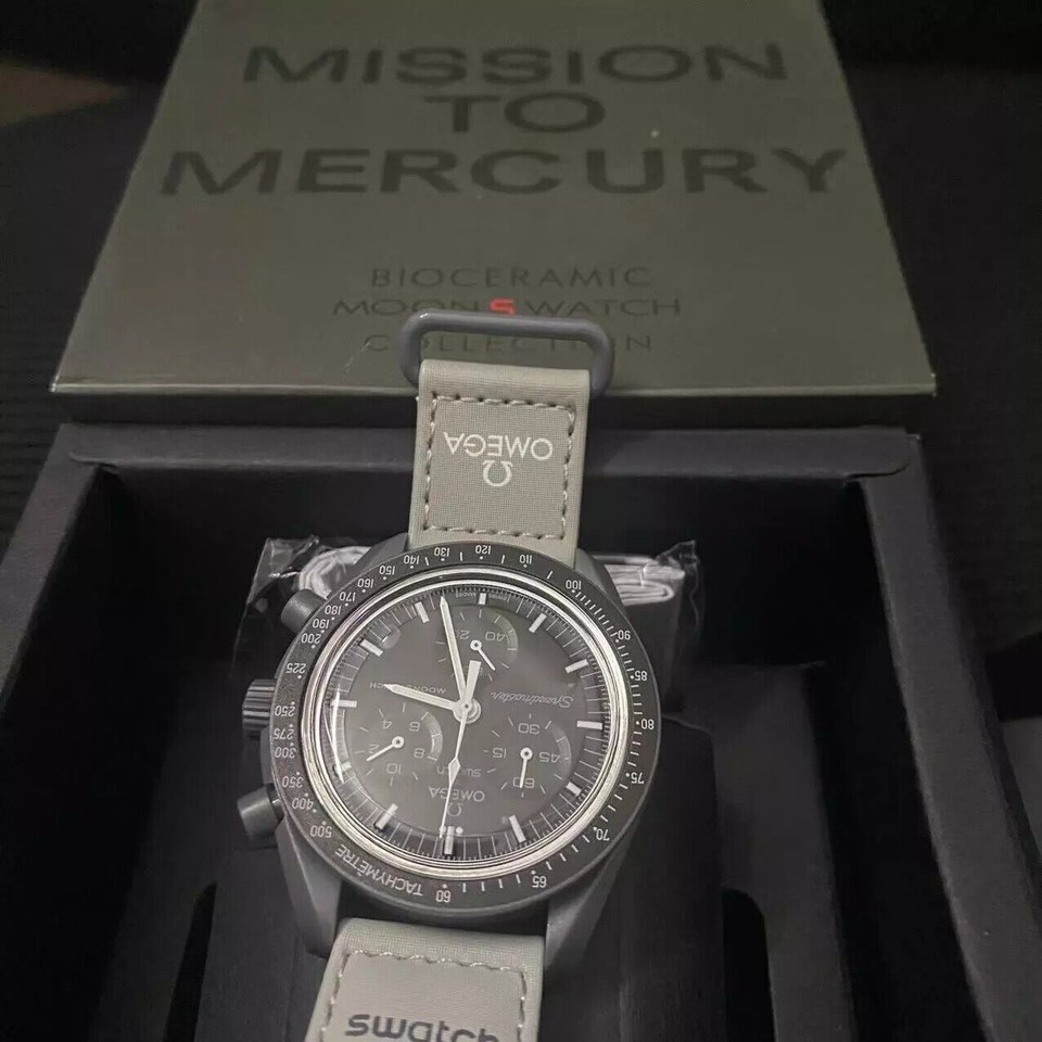 Swatch x Omega Moon swatch Mission To Mercury Watch - NEW With Box | eBay