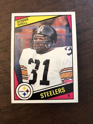 1984 TOPPS DONNIE SHELL #170 PITTSBURGH STEELERS FOOTBALL CARD HOF 2020 ...