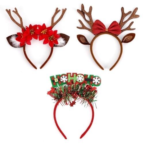 Hairband Christmas Head Boppers Headbands Party Supplies for Christmas ...
