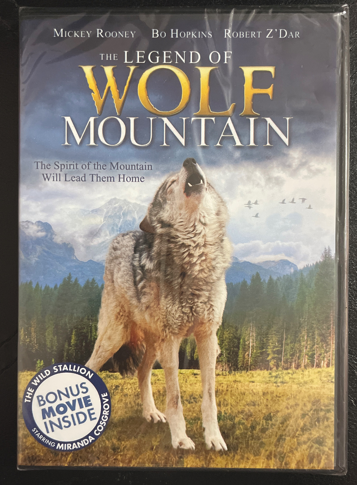 The Legend Of Wolf Mountain & bonus movie, The Wild Stallion (DVD) New ...