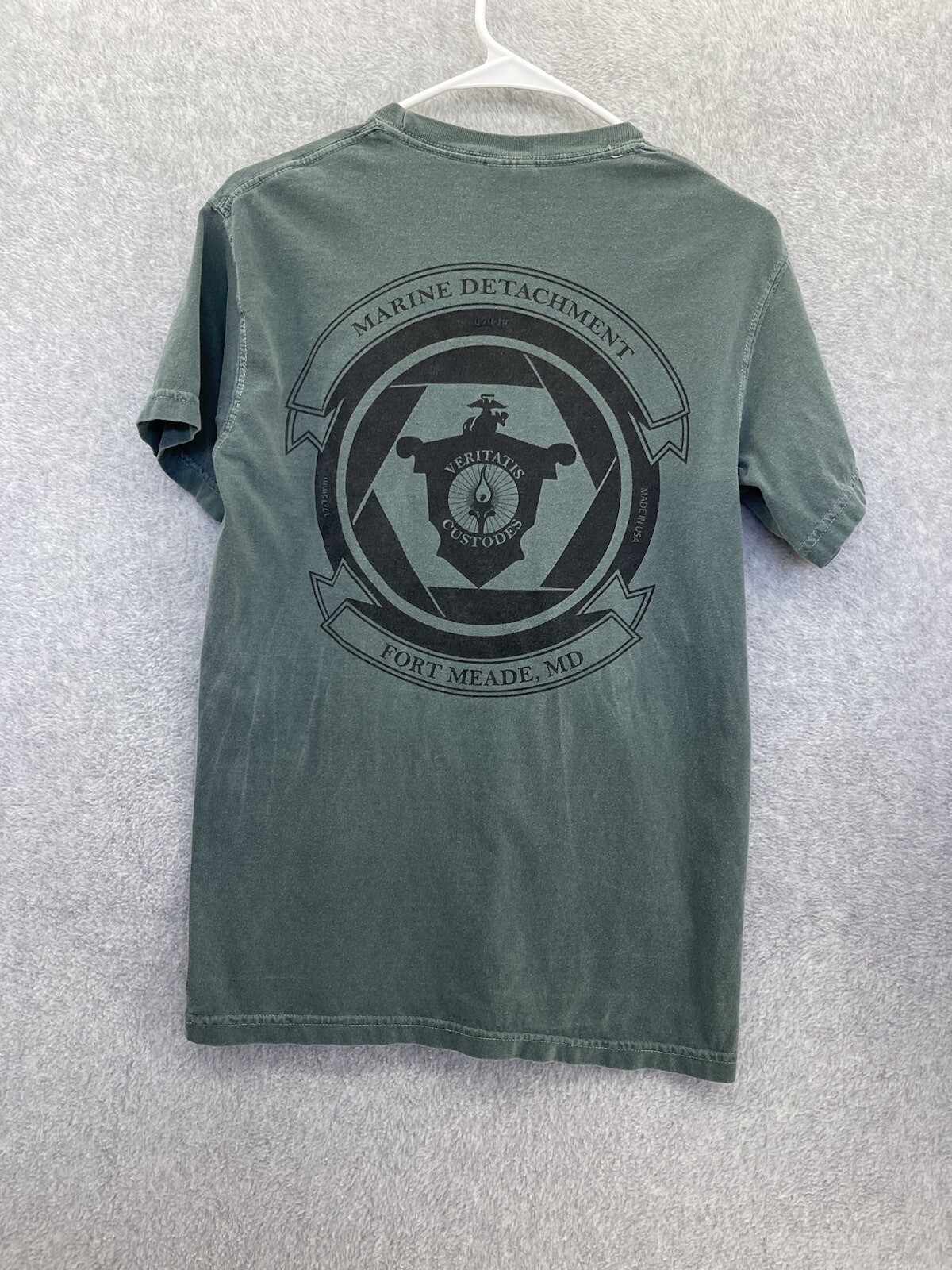US Marine Detachment Fort Meade T Shirt Adults Size S… - Gem