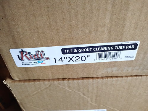 (2) ACS Tile & Grout Cleaning Pads - 14x 20 Ruff Turf | eBay