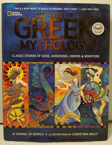 Treasury of Greek Mythology : Gods Goddesses Heroes & Monsters - 2011 ...