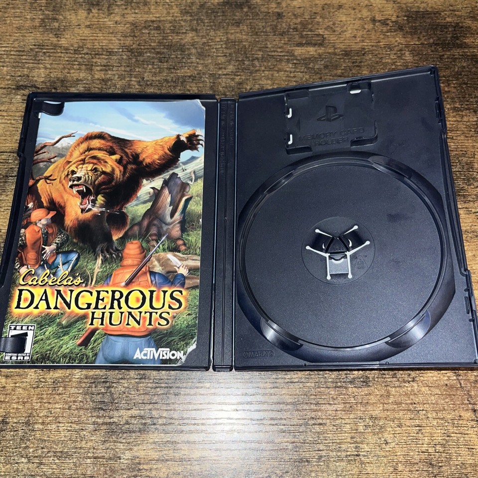 Cabela's Dangerous Hunts PS2 Playstation 2 Game Manual & case only NO ...