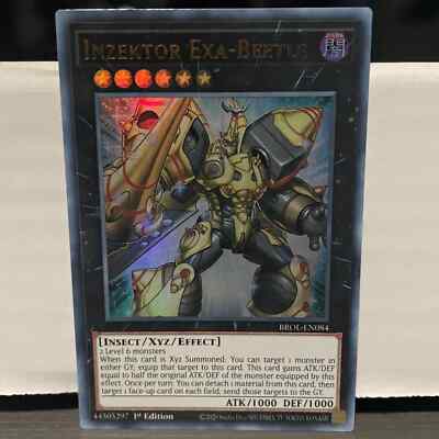 1ST EDITION INZEKTOR EXA-BEETLE 2020 BROL-EN084 YUGIOH CARD | eBay