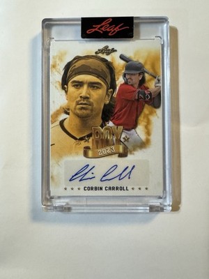 Corbin Carroll 2023 Leaf Rookie Of The Year Winner Signed Auto /150 RC ...