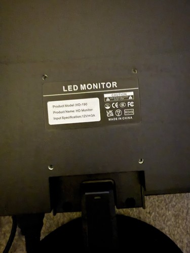 19 Inch PC Desktop Monitor 1440x900, Dual Built-in Speakers, 60Hz, 5ms ...