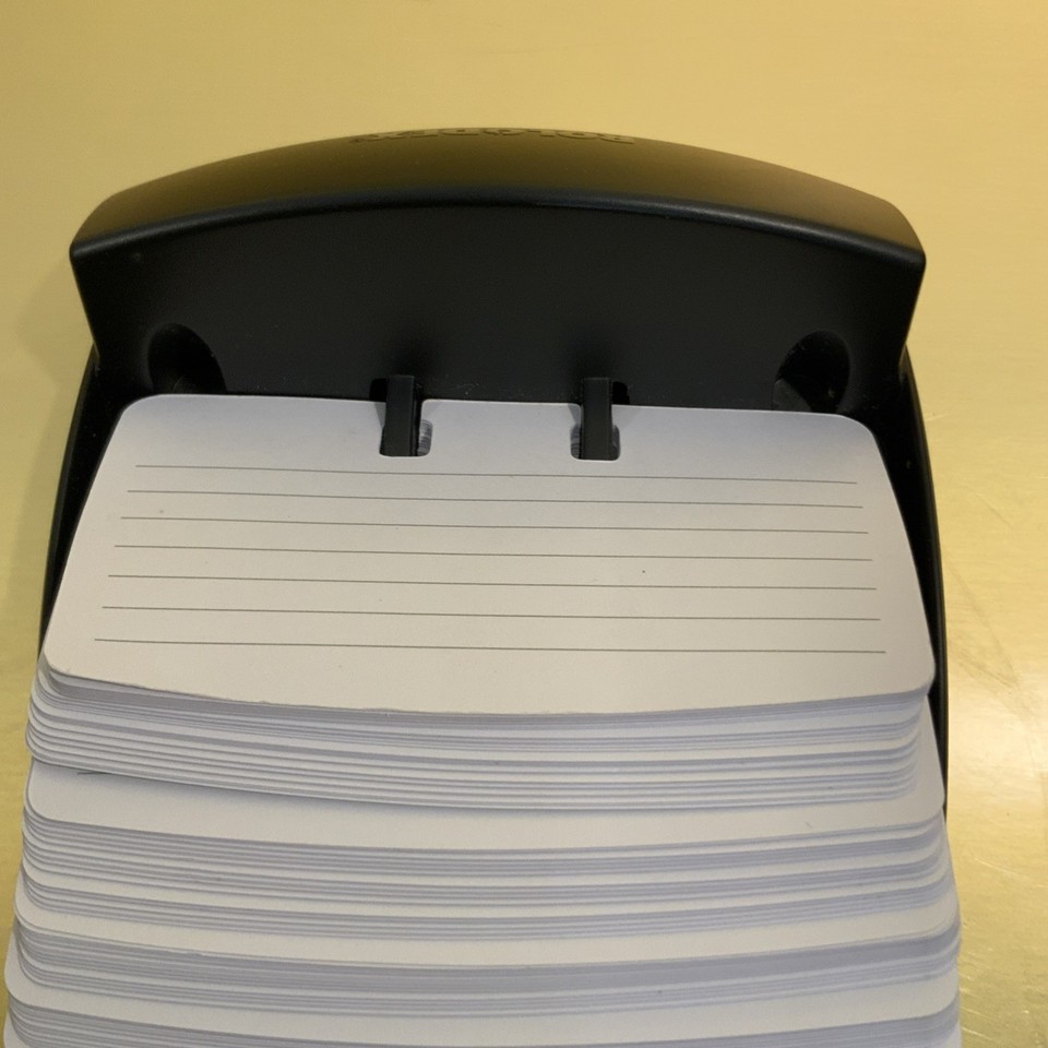 Rolodex 67060 Black Petite Card File Holder 2.25x4 - NEW | eBay