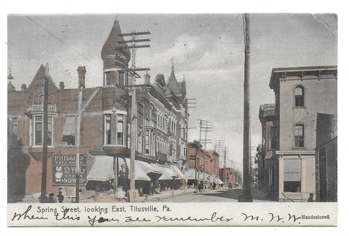 Titusville, Pa - Spring Street looking East | eBay