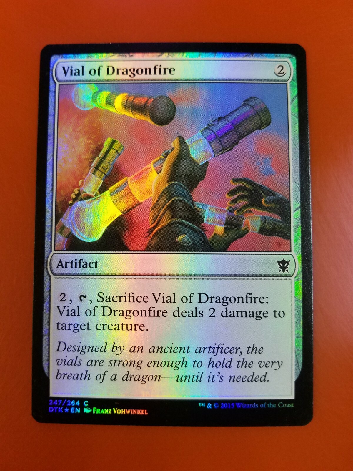 1x Vial of Dragonfire | FOIL | Dragons of Tarkir | MTG Magic Cards | eBay