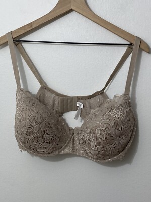 Gillian O’Malley Lace Bra Taupe 40DD Underwire | eBay