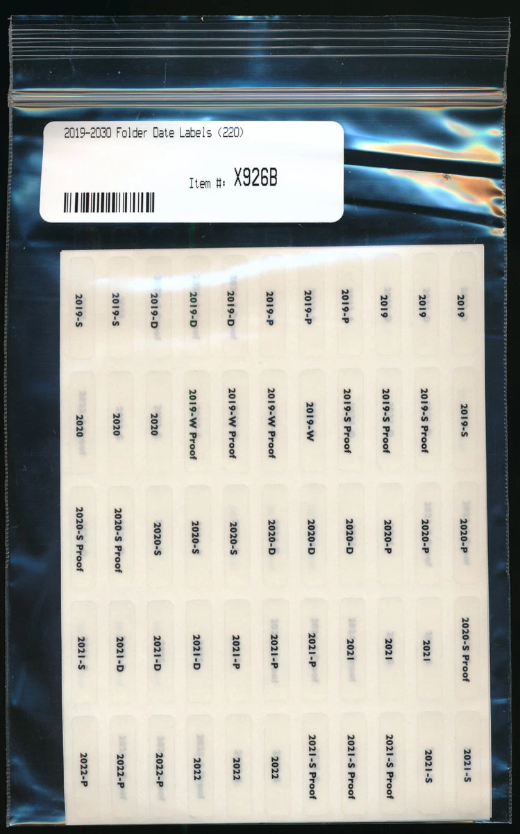 Clear Adhesive Labels