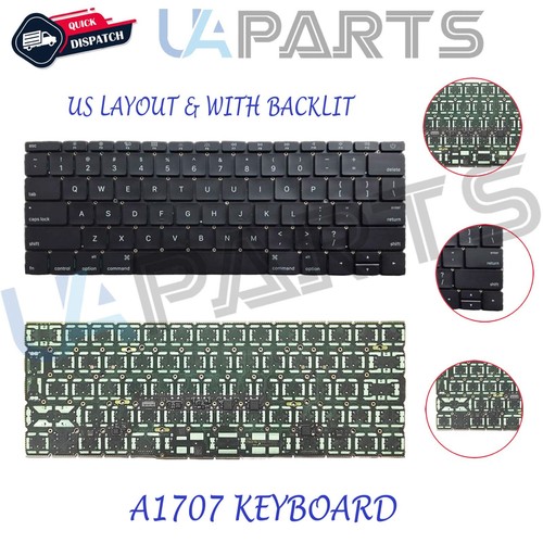 For Apple MacBook Pro A1706 A1707 2016 2017 US Layout Keyboard With ...