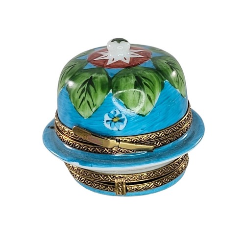 Limoges France Peint Main Trinket Box With Cheese Platter Double Hinged ...