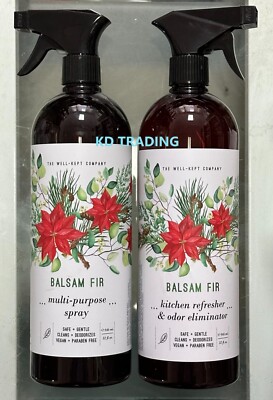 (2-Pack) THE WELL-KEPT COMPANY ~ BALSAM FIR Kitchen Refresher & Odor ...