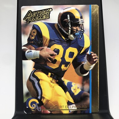1992 Action Packed Football Card #136 Robert Delpino Rams | eBay