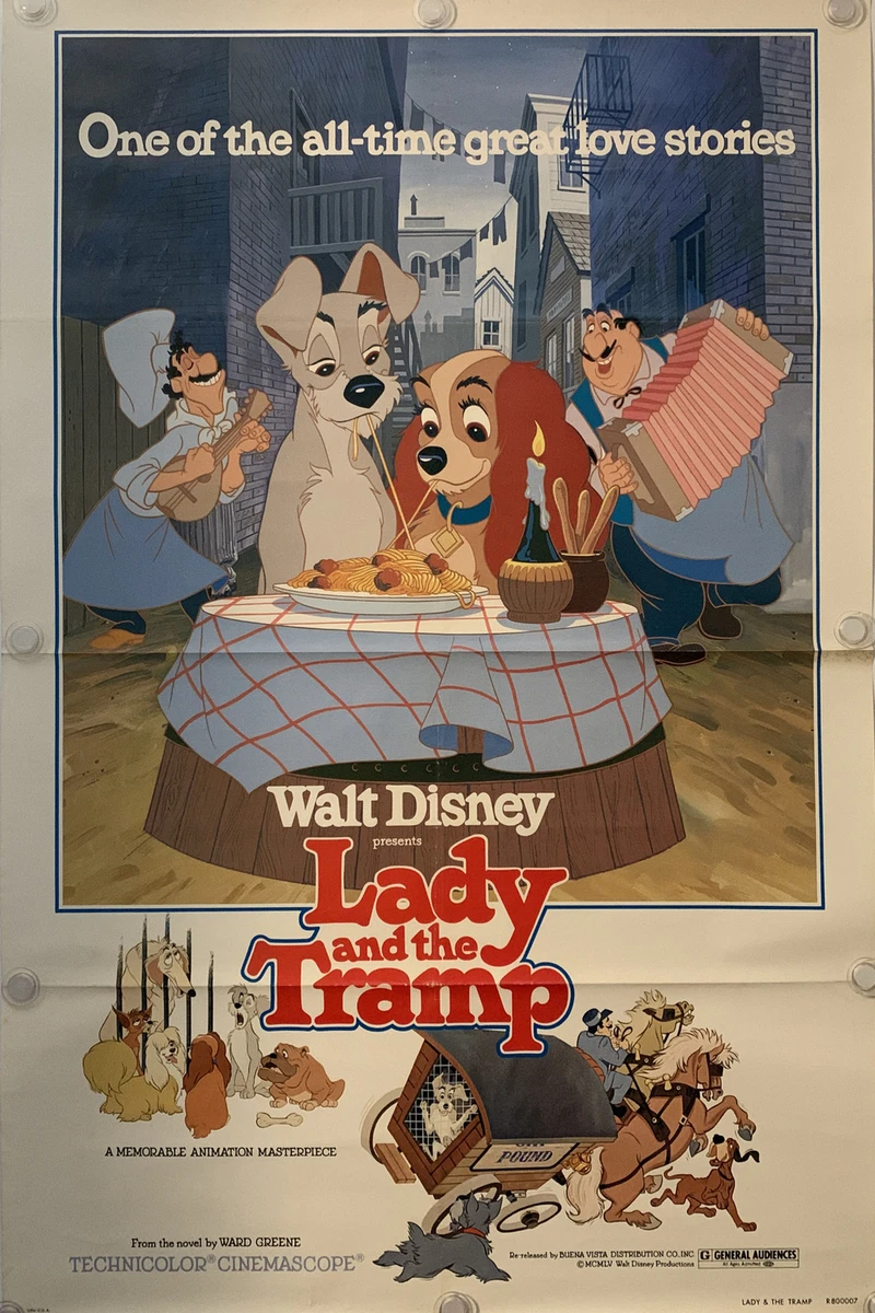 Lady And The Tramp Original Movie Poster