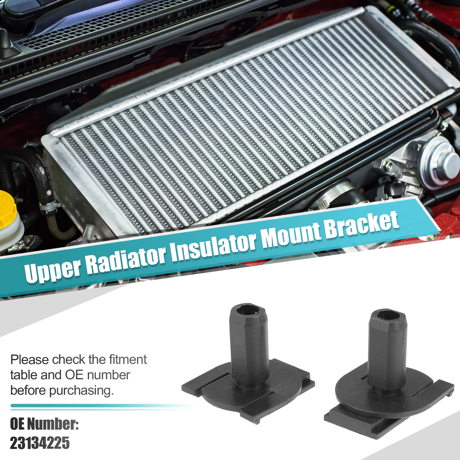 2pcs Radiator mounting Sleeve for Chevrolet Equinox 2018-2023 No ...