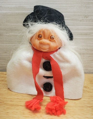 Vintage 1986 Dam Norfin Troll Snowman Snowflake Original Tag | eBay