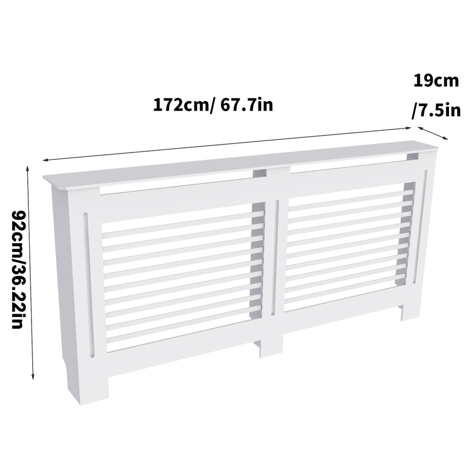 Modern Radiator Cover Extra Large Barrier Fence Heater Cabinet Shelf ...