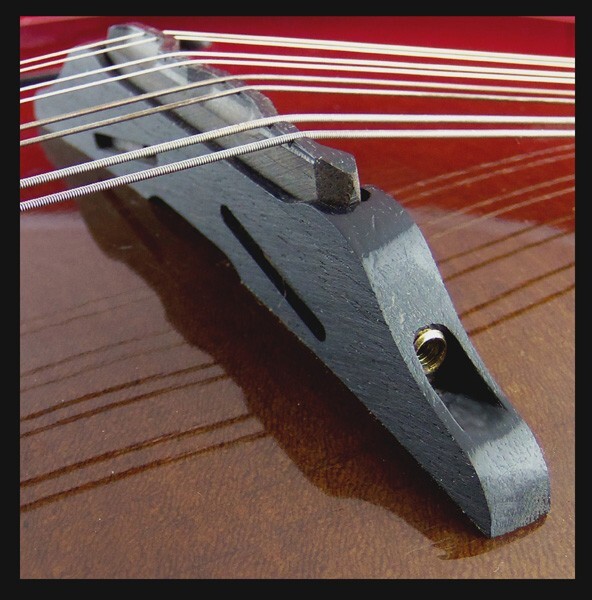 Original "Brekke" adjustable mandolin bridge: ebony, radius, Tall | eBay