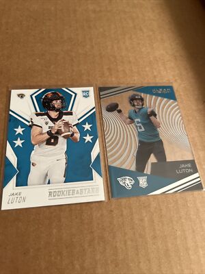 JAKE LUTON RC 2020 Chronicles Clear Vision #CV-30 & R&S Football Cards ...