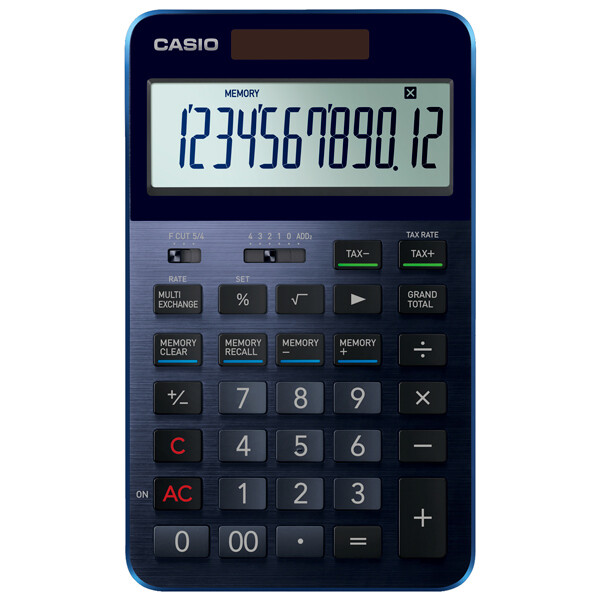 Casio S100 Calculator Blue Premium Aluminum Body 50Th Aniv Function ...
