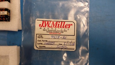(1 PC) 7418-RC JW MILLER Ind Common Mode Choke 45mH 1KHz 400mA Pin | eBay