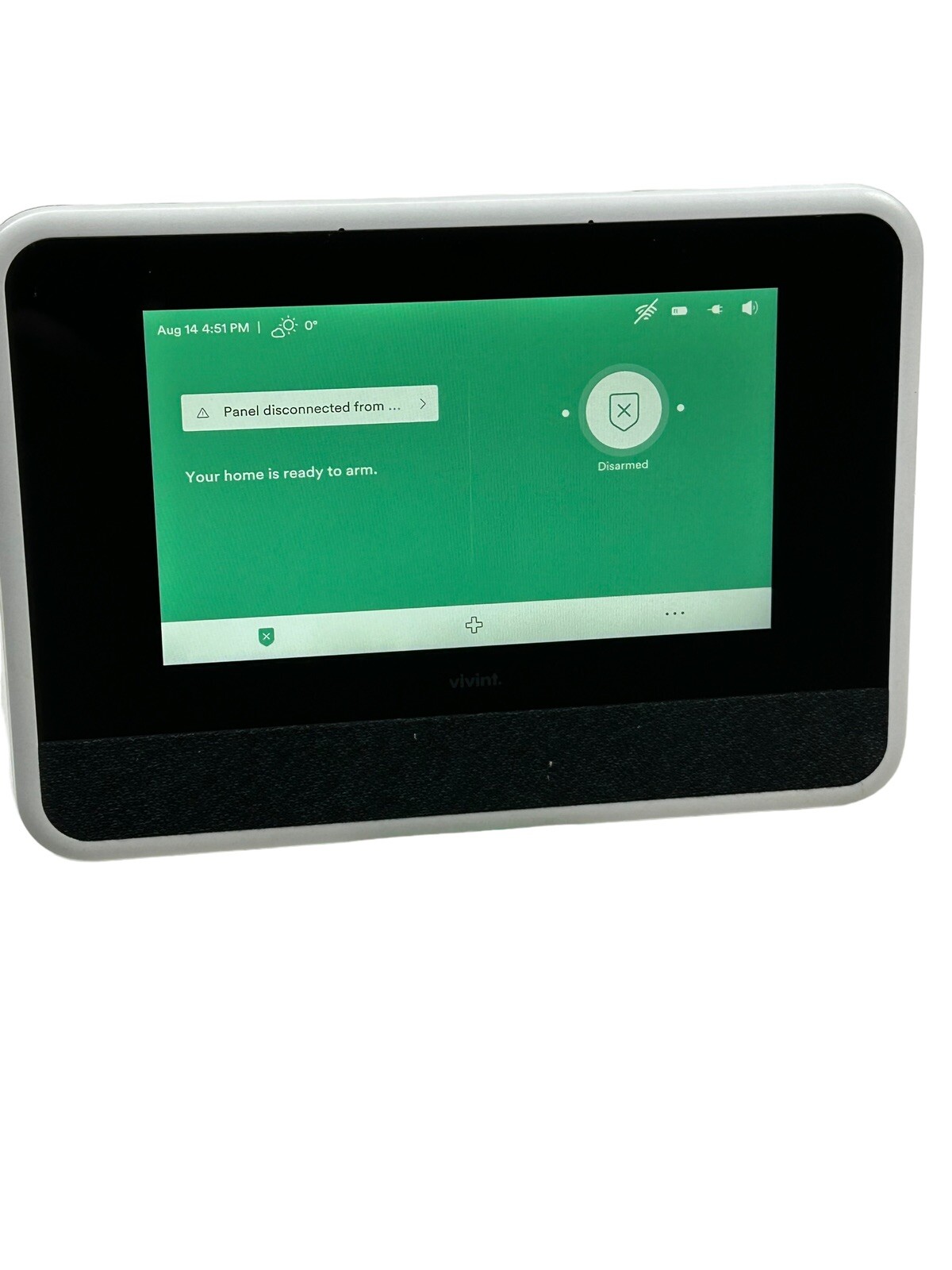 Vivint Smart Hub Control Panel Touchscreen VS-SH2000-C00 W/ Power Cord ...