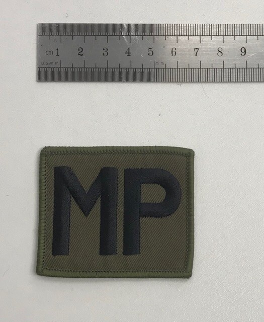 MP Military Police Green Black Patch Badge TRF, Hook & Loop MTP Combats ...