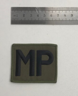 MP Military Police Green Black Patch Badge TRF, Hook & Loop MTP Combats ...