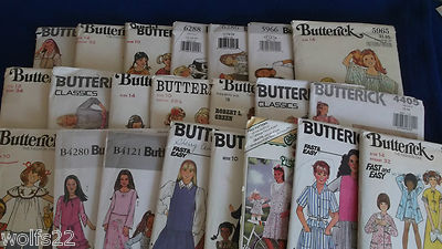 Butterick Patterns ~ All Pattern are Size 10 ...