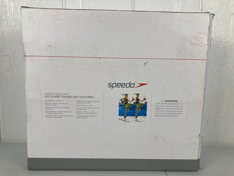 Speedo Hydro Resistant Leg & Arm Trainer Set Aquatic Resistance Pool ...