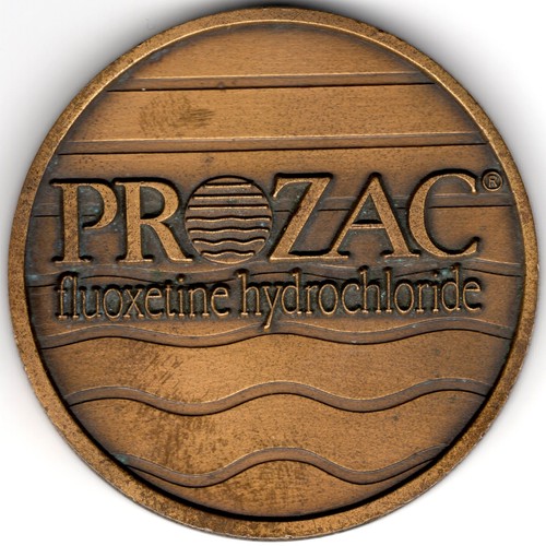 Bronze Prozac American Psychiatric Association Medal coin 1989 San ...