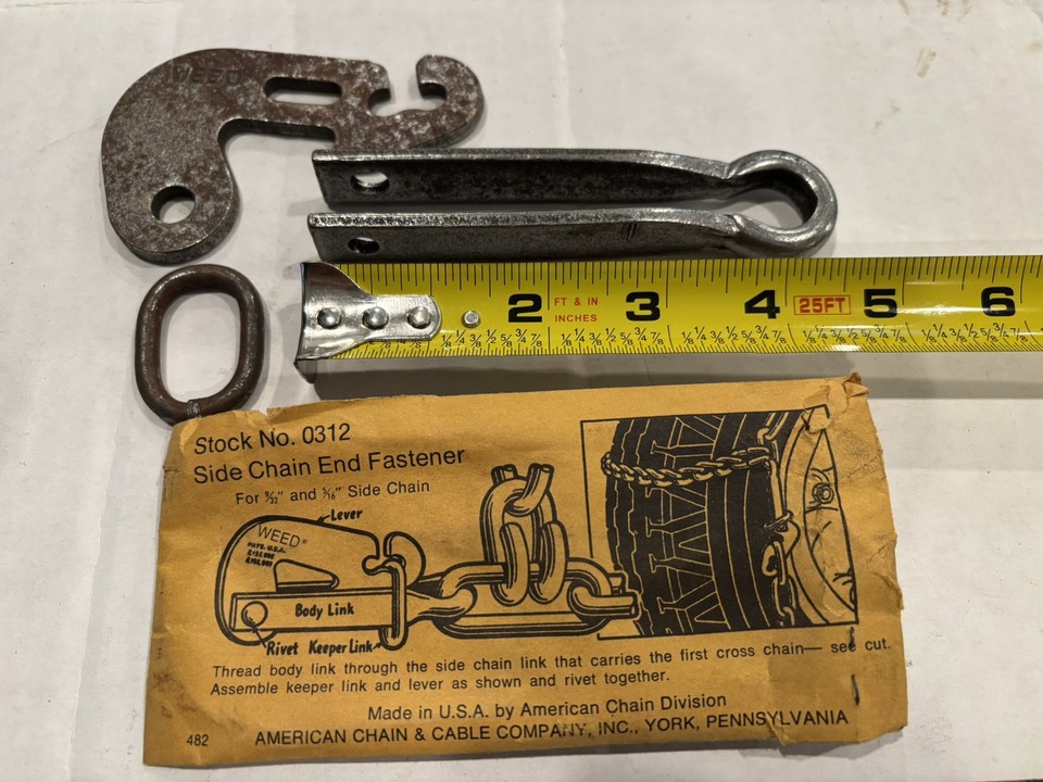 *USA* TIRE CHAIN END FASTENER COMMERCIAL TRUCK Side Chain Fastener ...