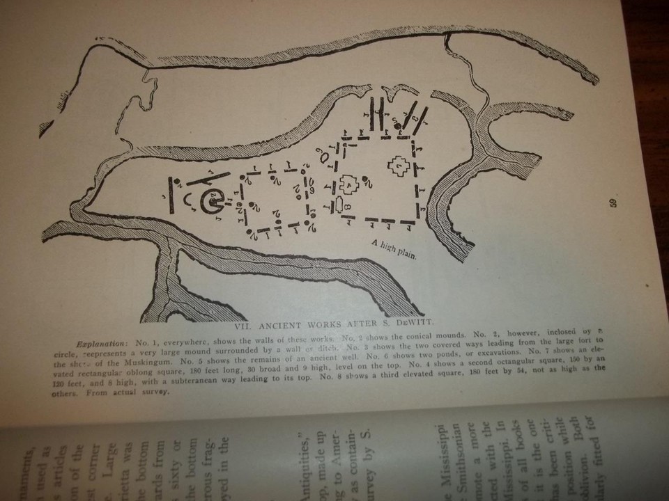 1903 OHIO ARCHAEOLOGY MOUND BUILDERS MARIETTA GEORGE CROGHAN GEORGE ...