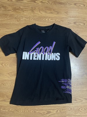 Nav x VLONE Good Intentions Doves Hip Hop Rap Tour Merch Tee in Black M ...