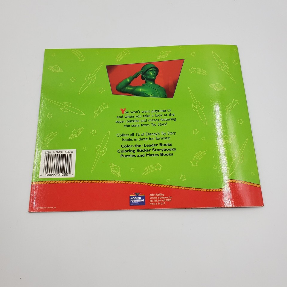 Disney's Toy Story Tantalizing Puzzles and Mazes Activity Book 1996 | eBay