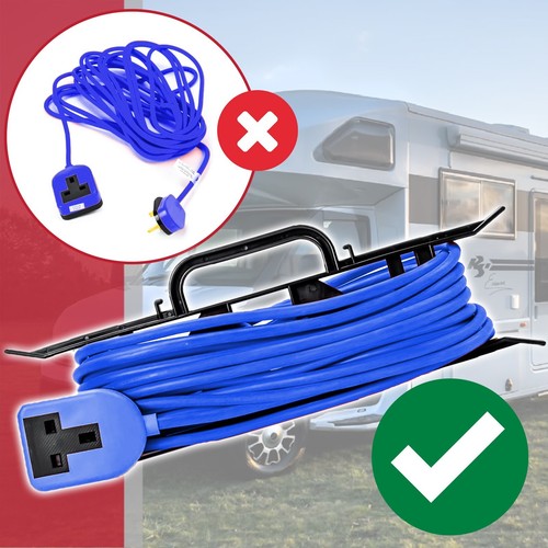 Caravan Cable Tidy Frame H Bracket Motorhome Extension Power Lead Wire ...