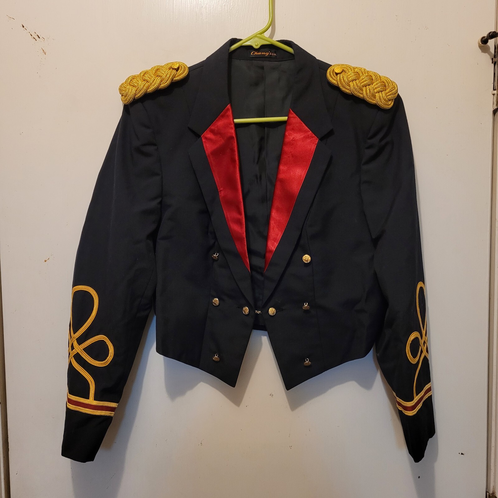 US ARMY Blue Mess Dress Jacket Artillery Red Militar… - Gem